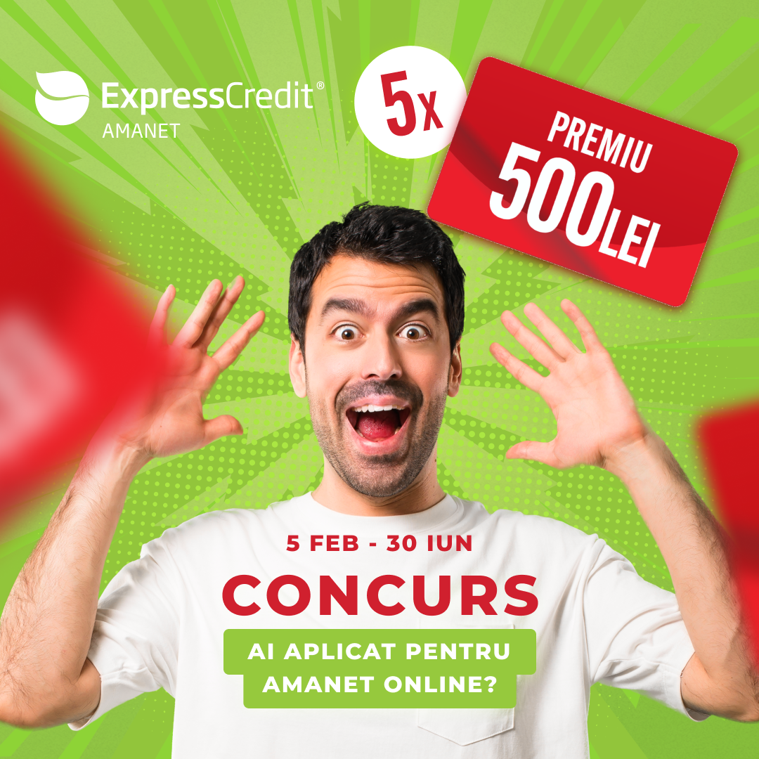 Express Credit Amanet - Conteaza. Pe bani. Si pe noi.