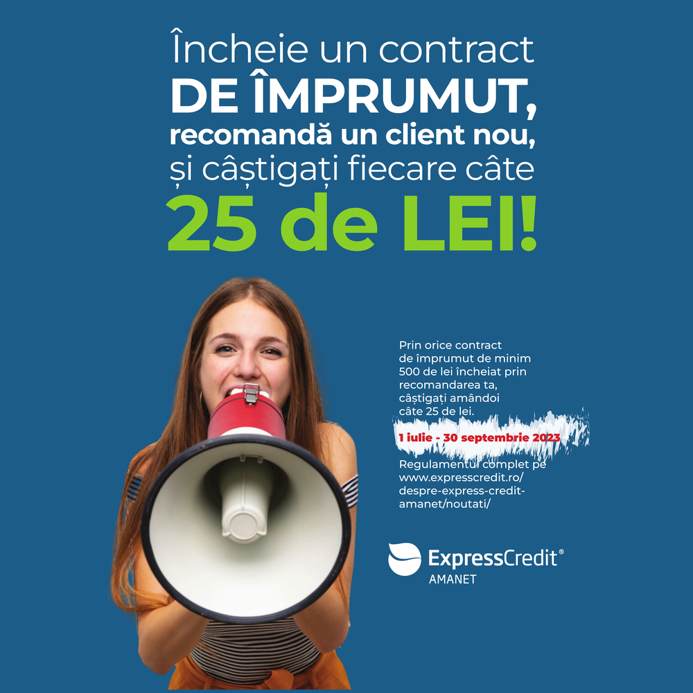 Express Credit Amanet - Conteaza. Pe bani. Si pe noi.